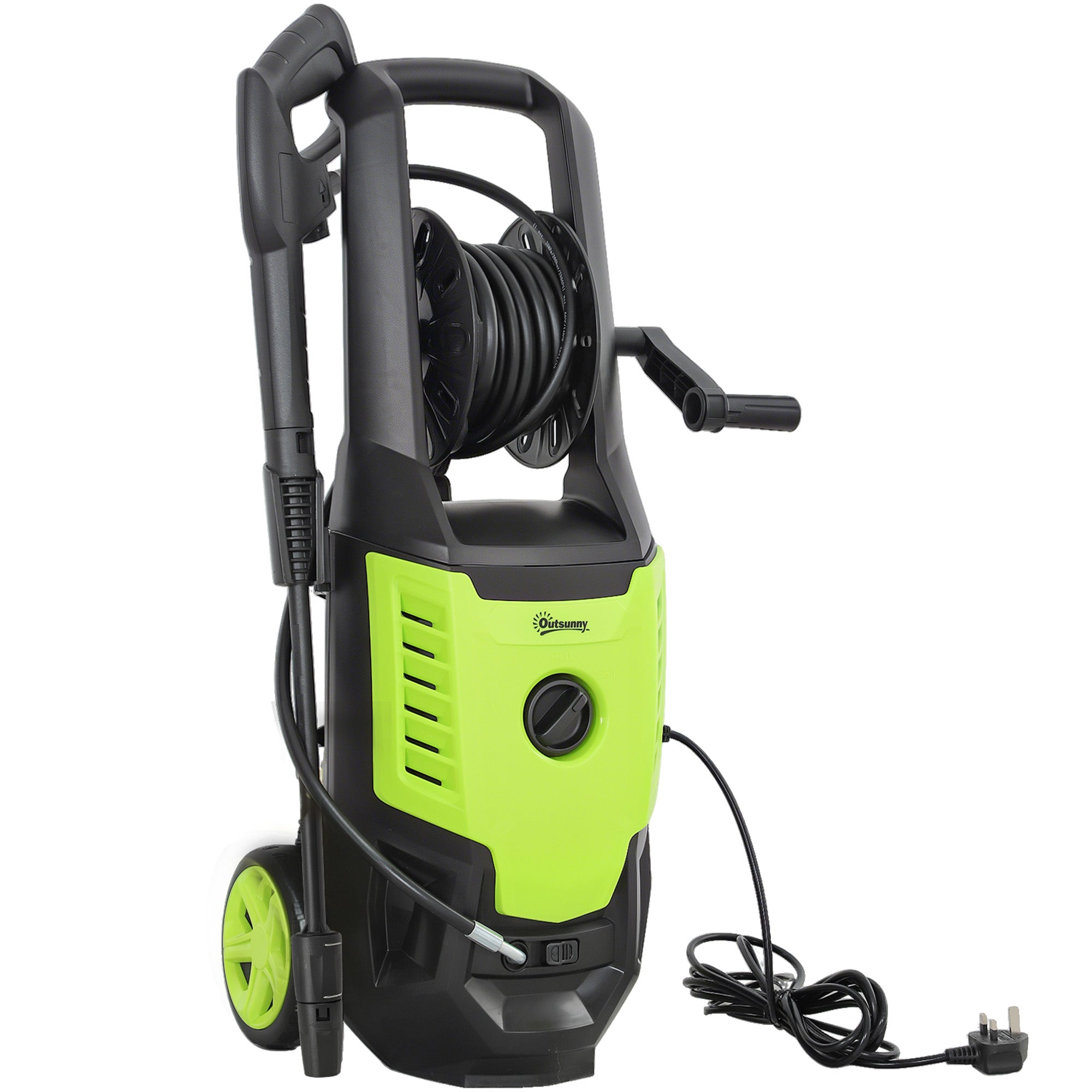 Outsunny 2200W High-Pressure Washer, Portable Electric Jet Wash Cleane ...