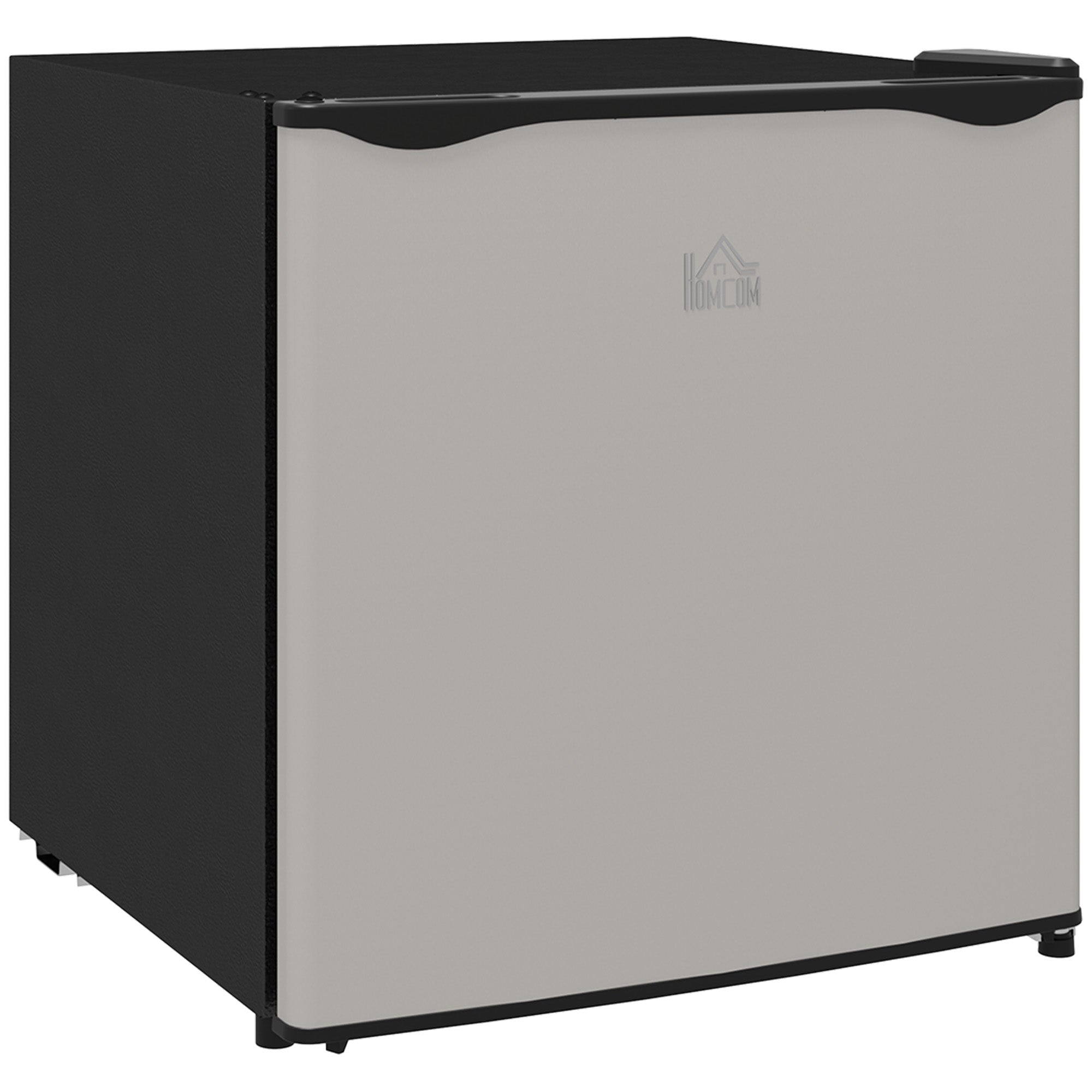 HOMCOM 35L Mini Freezer, -24°C to -14°C Temperature - Silver Tone ...
