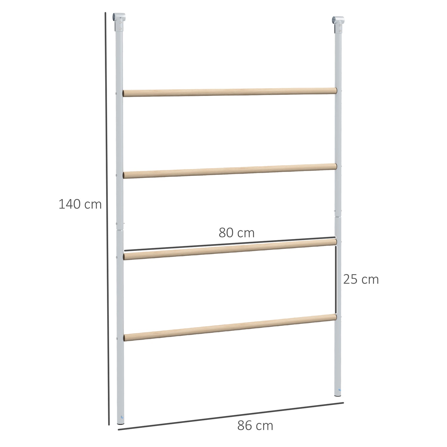 PawHut Chicken Perch for Coop, Wooden and Galvanised Steel Roosting Ba ...