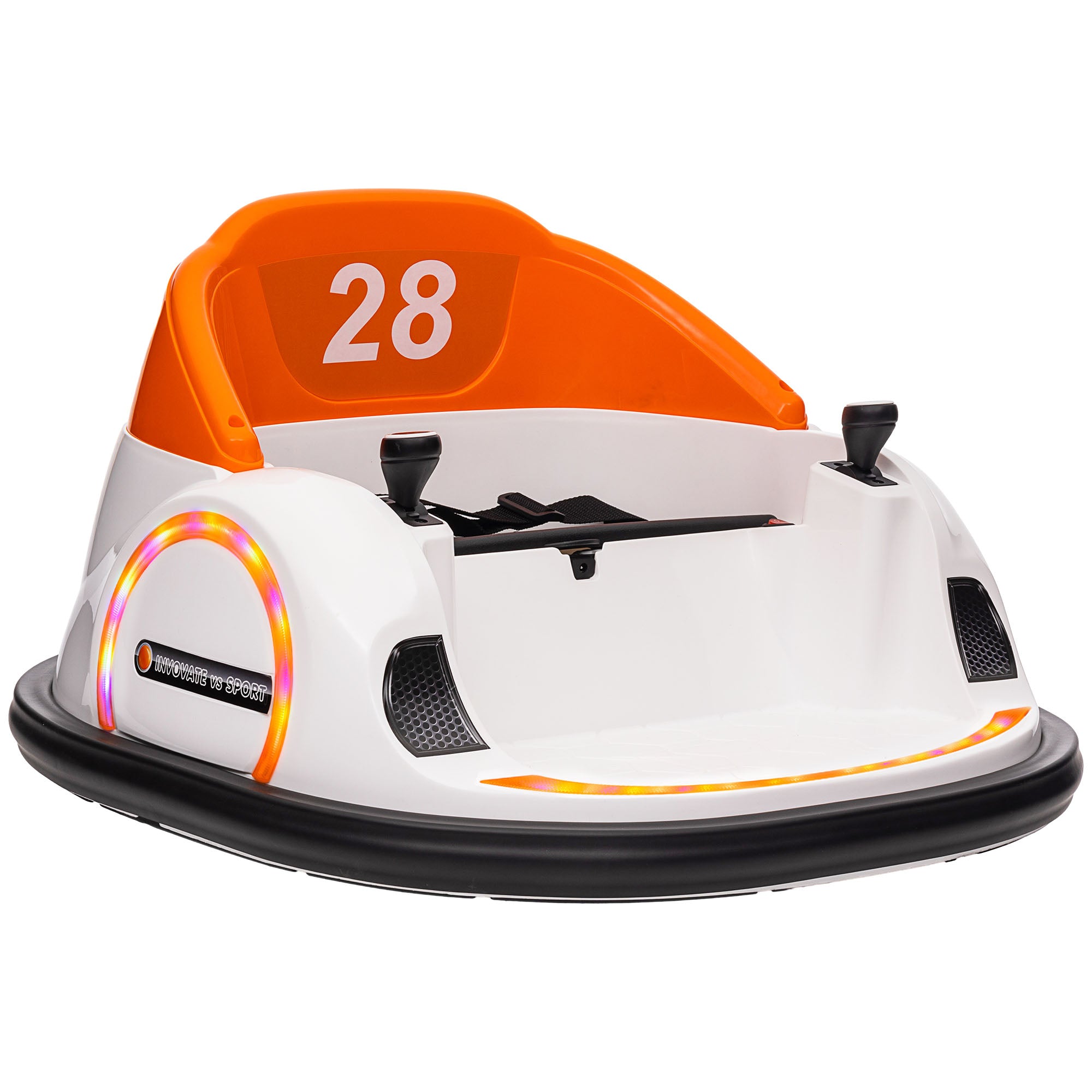 AIYAPLAY 360° Rotation Kids Bumper Car, 12V Waltzer Car with Remote Co ...