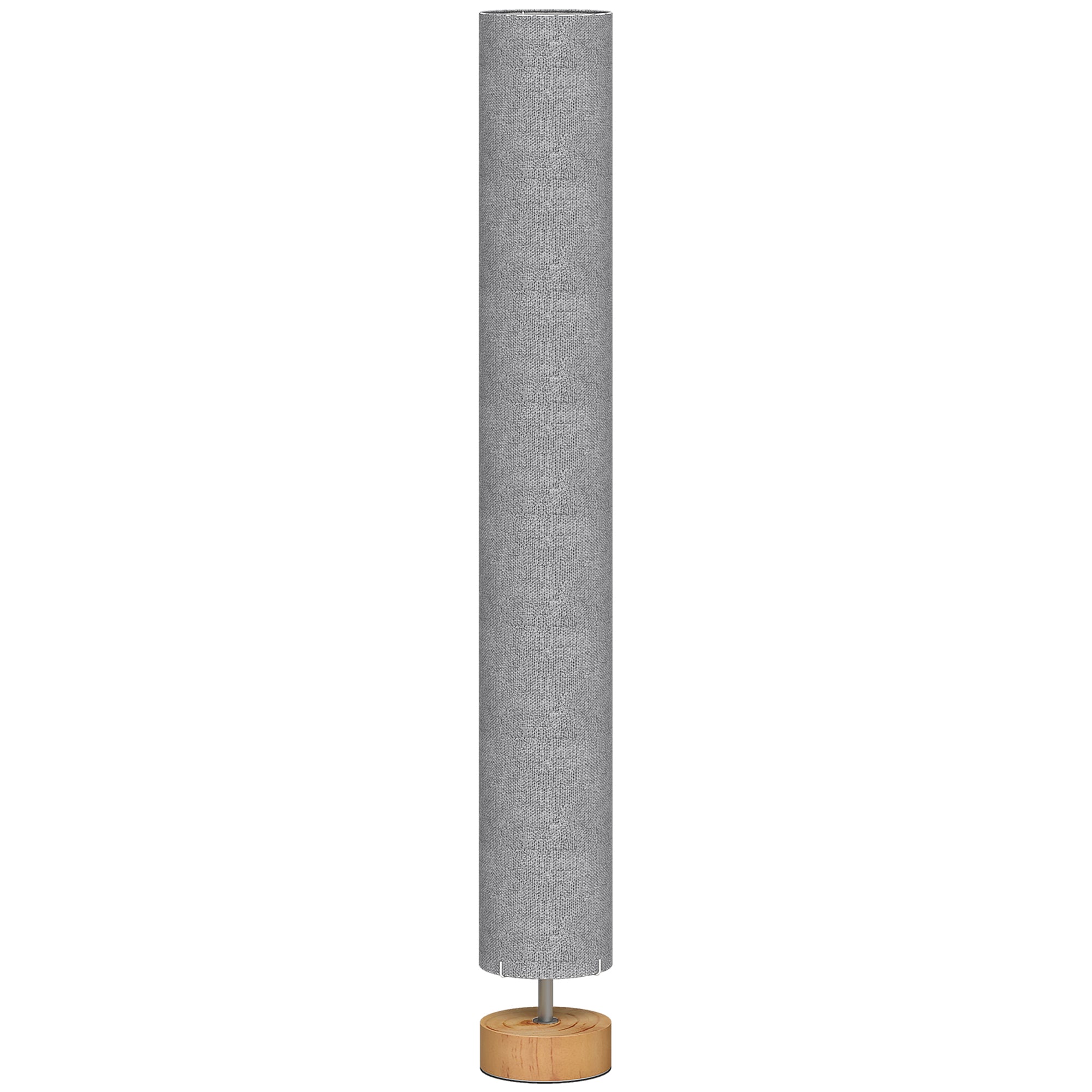 HOMCOM LED Floor Lamp, 120cm Modern Standing Lamp with 3 Colour Temper ...