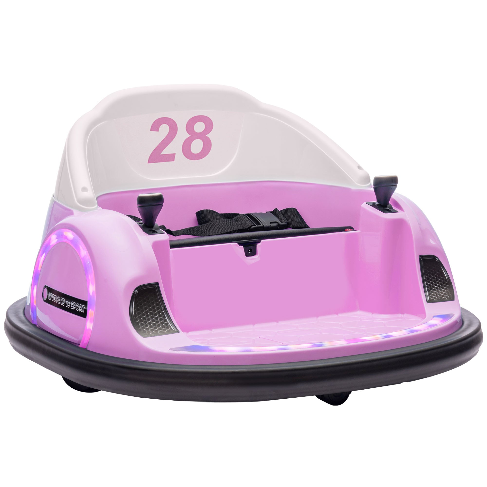AIYAPLAY 360° Rotation Kids Bumper Car, 12V Waltzer Car with Remote Co ...