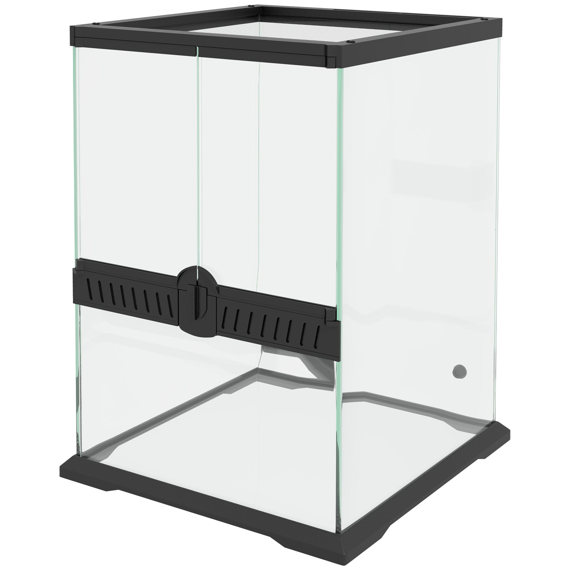 PawHut 40L Vivarium for Lizards Frogs Snakes Turtles Tortoises w/ Anti ...